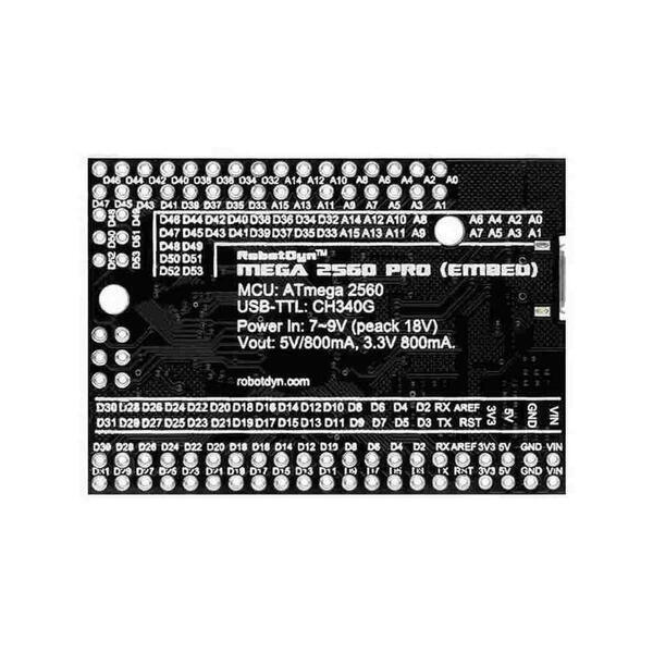 Placa compatible con Arduino Mega Pro Micro 2560 R3 CH340 Genérico ...