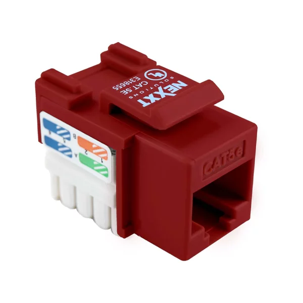 Dado de Red RJ45 CAT5E, Tipo 110, Color Rojo NEXXT - ELECTRÓNICA ...