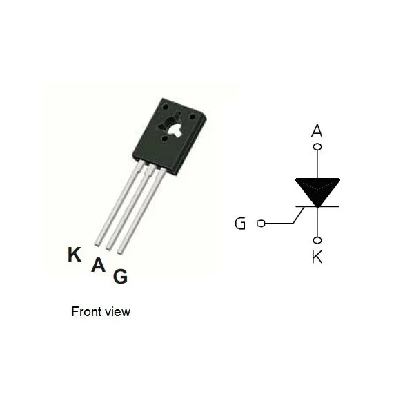 Tiristor SCR C106MG, 600V 4A, TO-126 - ELECTRÓNICA GUATEMALA OXDEA