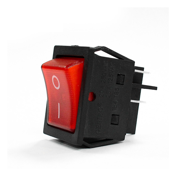 Switch de Balancín de 4 Pines con Luz, ON-OFF, 125VAC 10A – 250VAC 6A ...