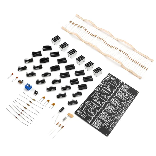 Kit de Reloj Digital de 6 Bits para Armar 4.5VDC-5.5VDC - ELECTRÓNICA ...
