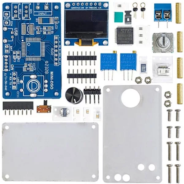 Kit de Mini Osciloscopio para Armar STC8K8A - ELECTRÓNICA GUATEMALA OXDEA